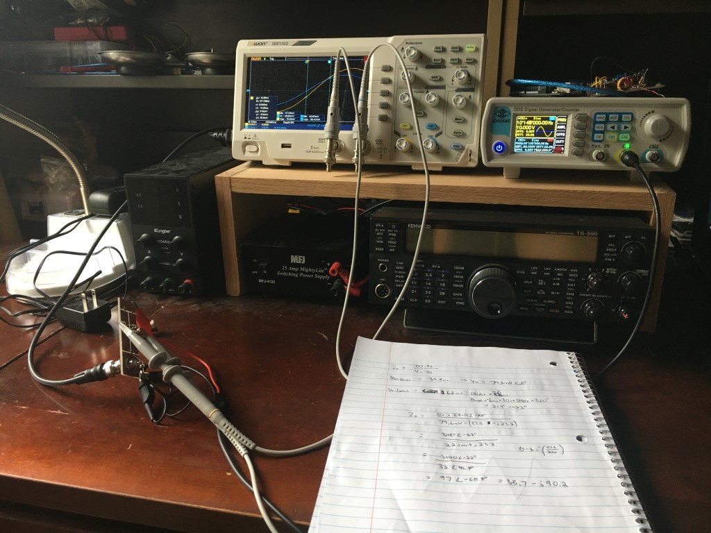 Analyzing my 30m dipole using Oscilloscope + Function Generator | AA1GD ...