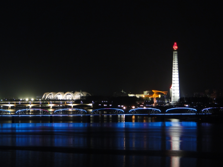 Pyongyang At Night