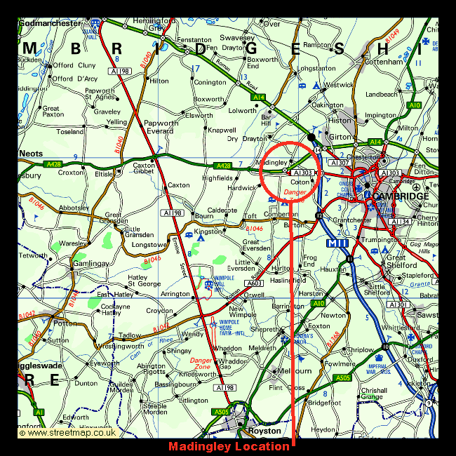 Madingley Map Page