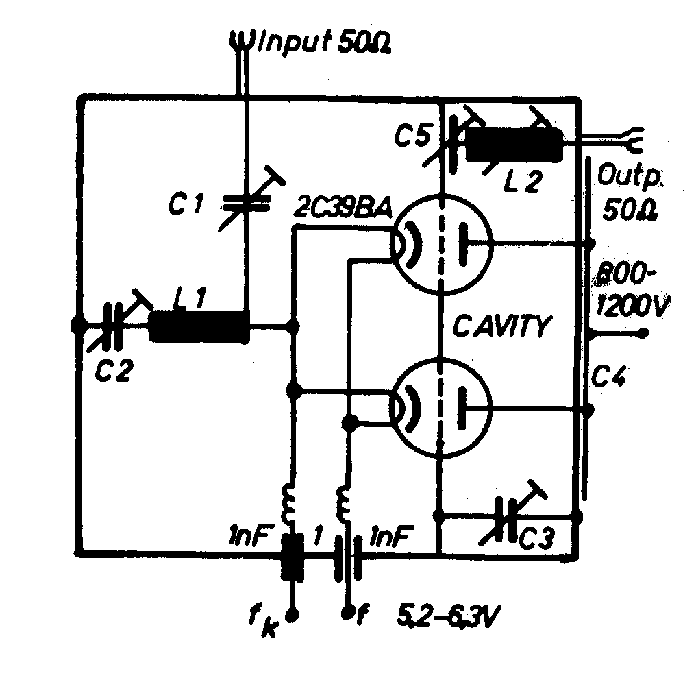 A 2x 2*2C39 Power Amplifier for 1296MHz - 23cm