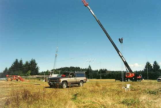 K7EM - 40m Tower Install