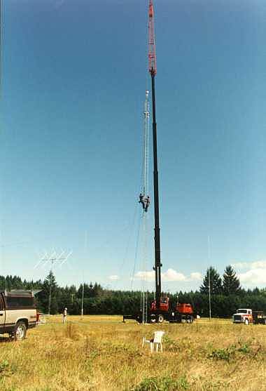 K7EM - 40m Tower Install