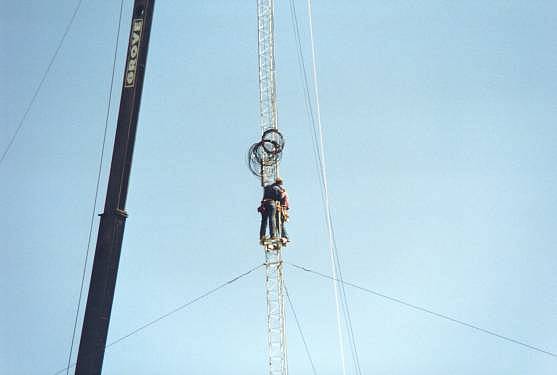 K7EM - 40m Tower Install