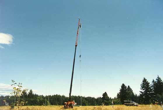 K7EM - 40m Tower Install