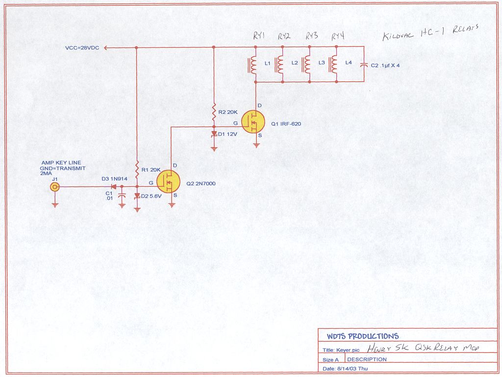 K7EM - Henry Radio 5K Classic QSK Relay System