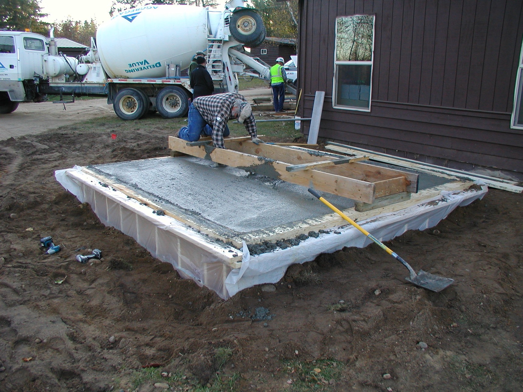 Tower Base Installation | Camp Wilderness Amateur Radio Club