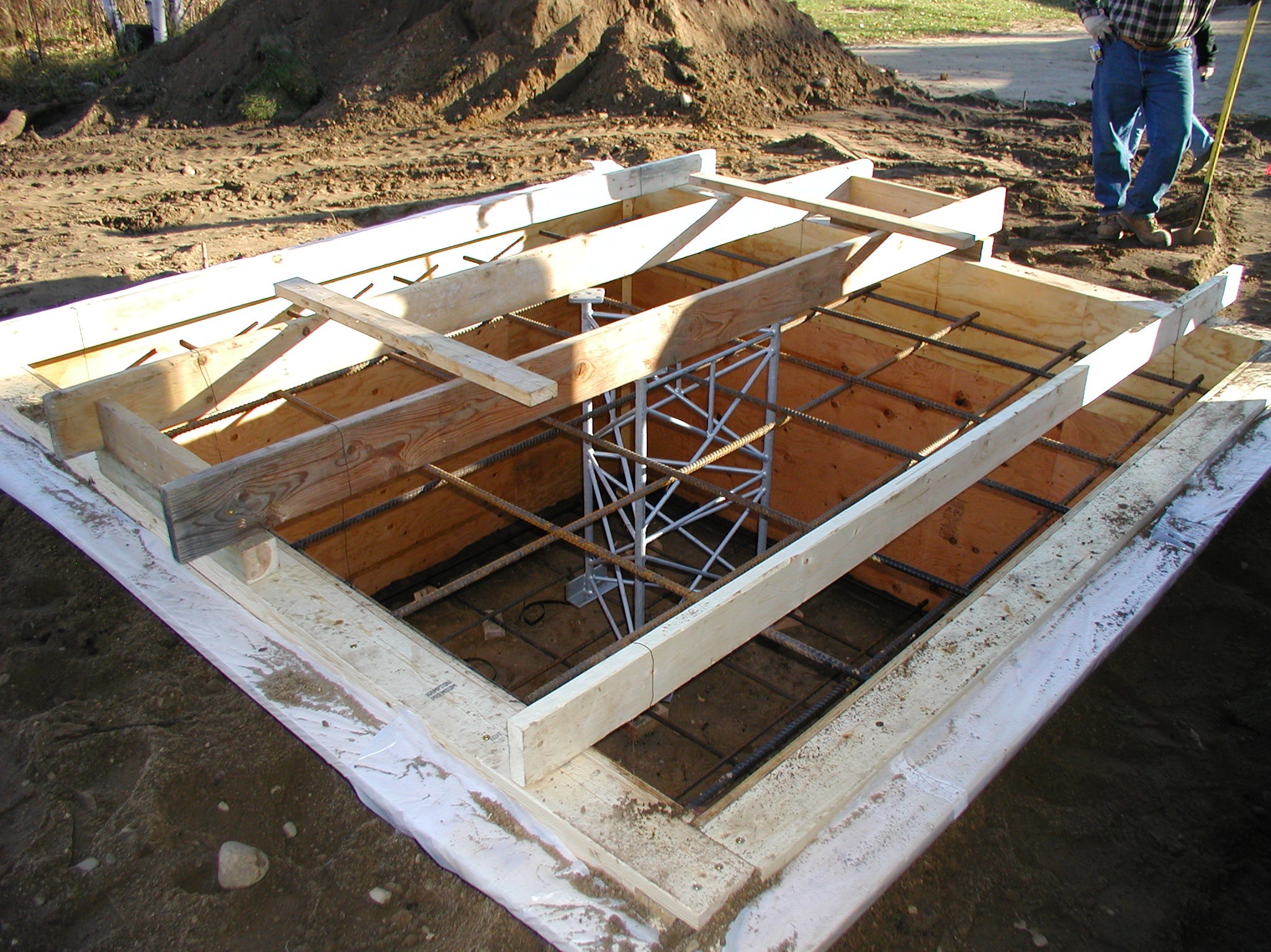 Tower Base Installation | Camp Wilderness Amateur Radio Club