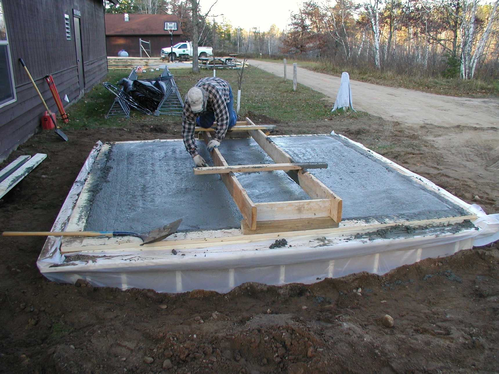 Tower Base Installation | Camp Wilderness Amateur Radio Club