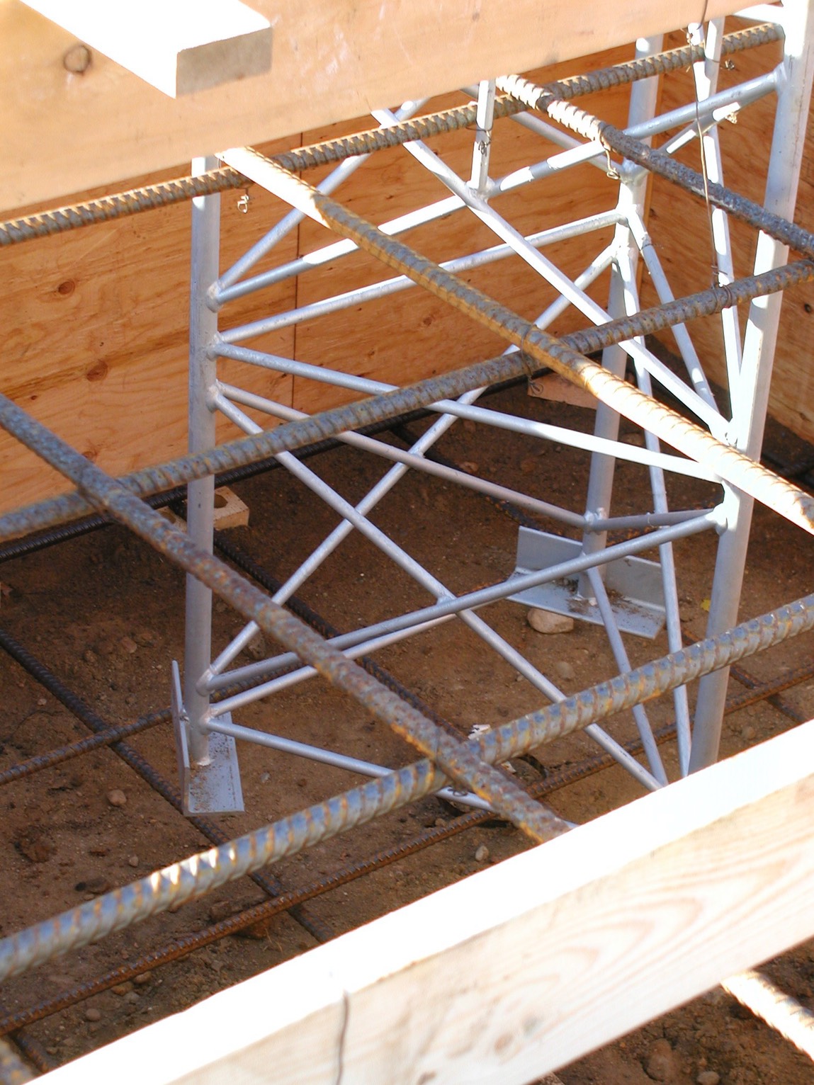 Tower Base Installation | Camp Wilderness Amateur Radio Club