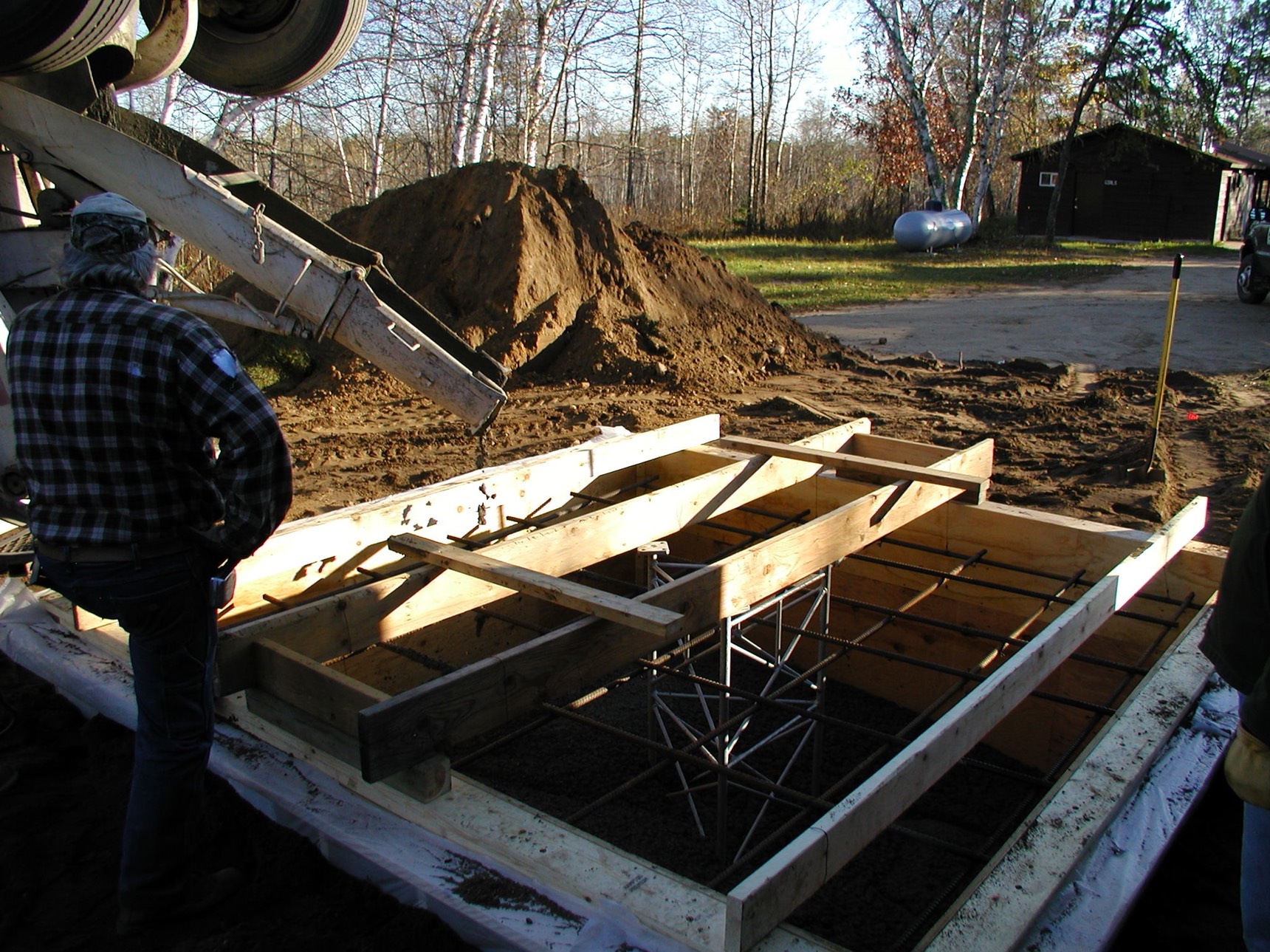 Tower Base Installation | Camp Wilderness Amateur Radio Club