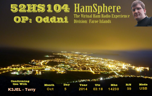 Hamsphere QSL Cards