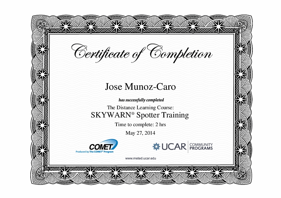 ARRL ARECC CERTS