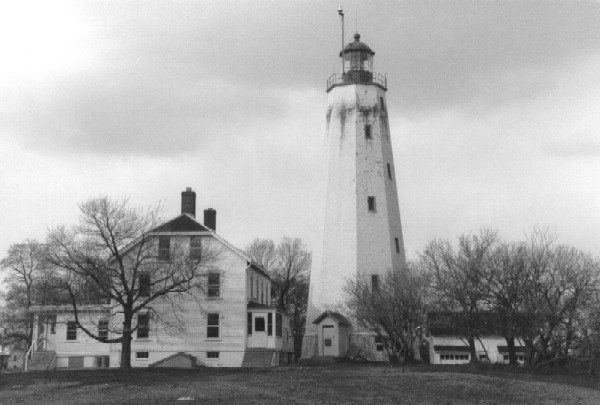 SANDY HOOK LIGHTHOUSE TAKEN 5 YEARS AGO BEFORE RENOVATION