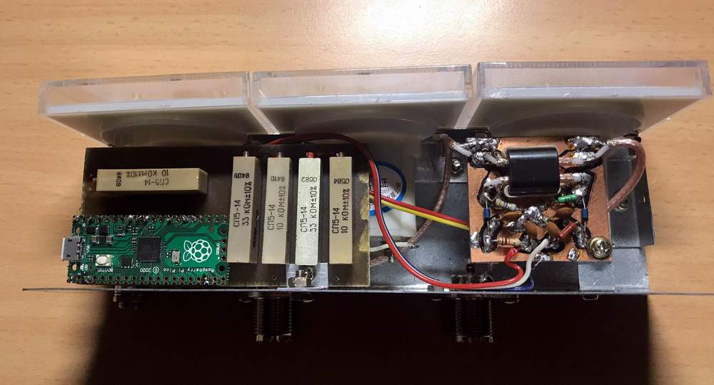 Analog-digital SWR meter