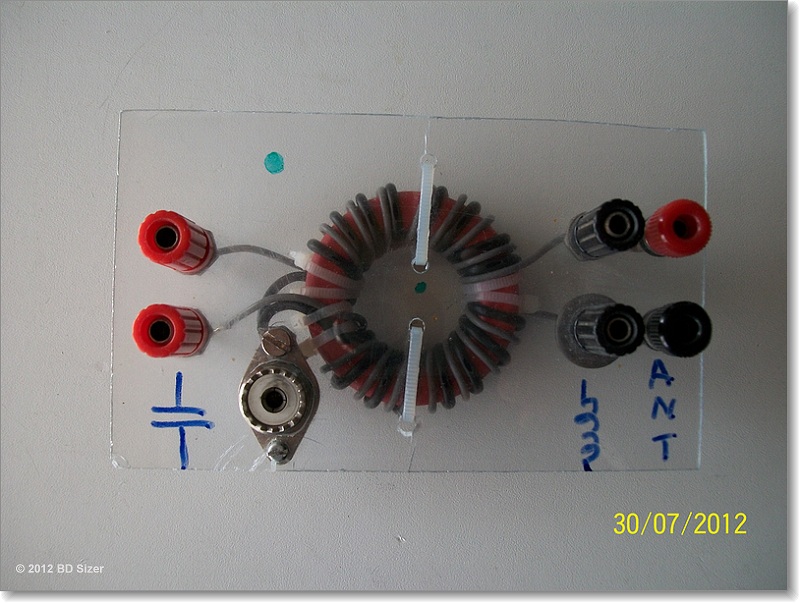 Variabele condensator,variabele spoel ,tranceiver en antenne aansluiten ...