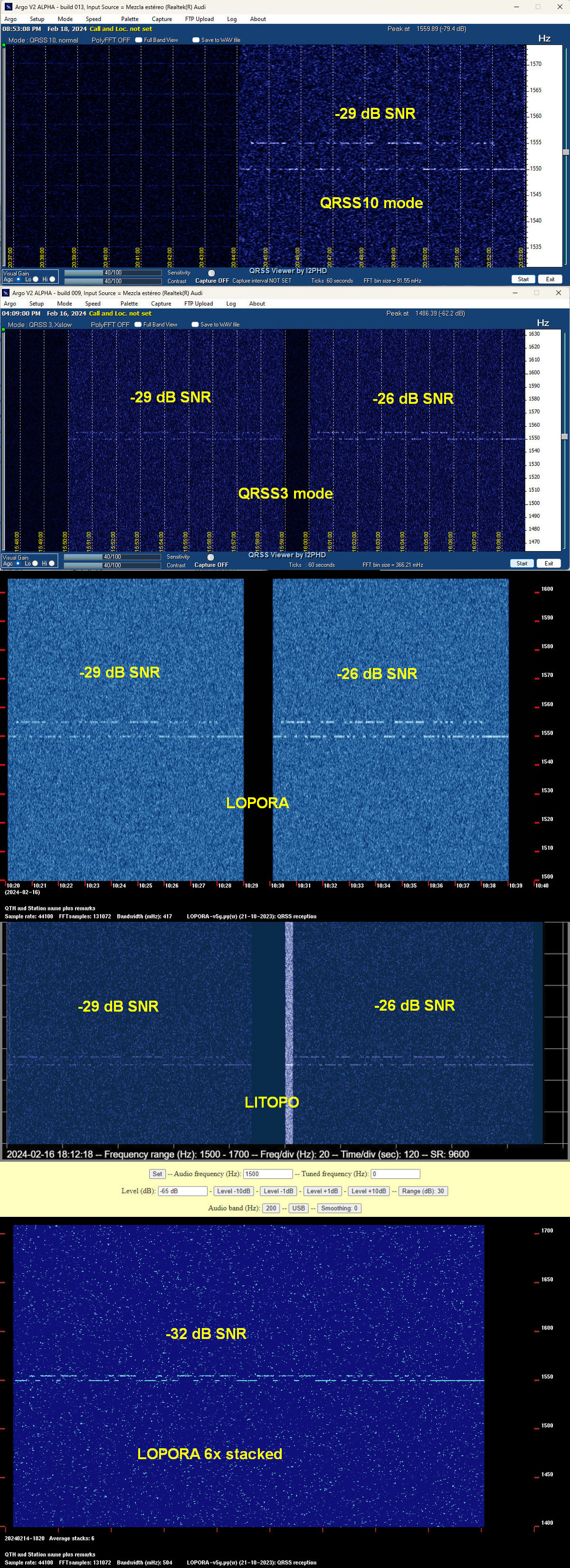 RADIO NERD AND QRSS - WSPR COMPARISON