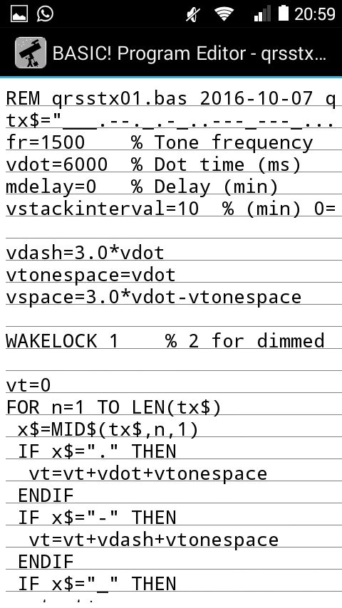 BEACON TRANSMITTER KEYED BY A SMARTPHONE