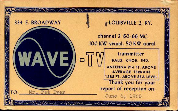 WA5IYX TV-DX QSL Cards