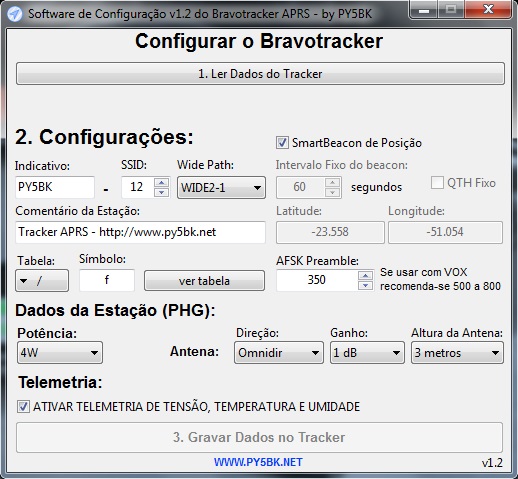 Tracker APRS BravoTracker Arduino ATMega328