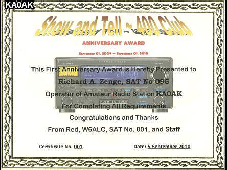 old timers certirficate