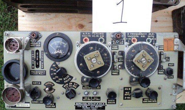Liquidation of Wireless Set No 19 equipment