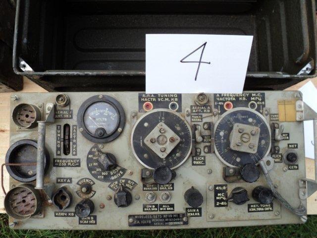 Liquidation of Wireless Set No 19 equipment