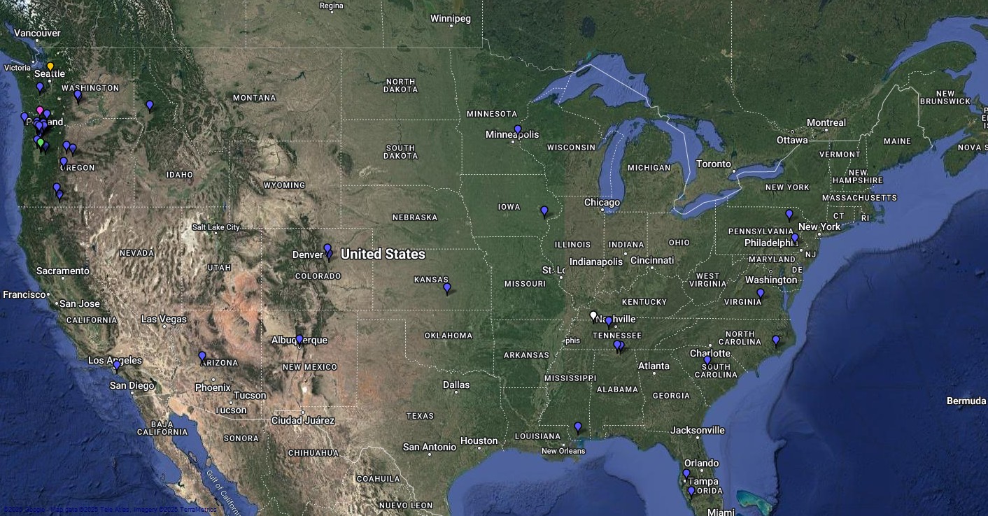 W7OWO - GIS Maps Index