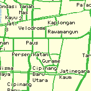 Peta daerah Jakarta Timur