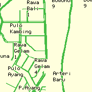 Peta daerah Jakarta Timur