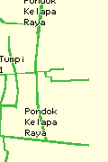 Peta daerah Jakarta Timur