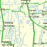 Peta daerah Jakarta Selatan
