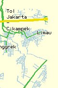 Peta daerah Jakarta Timur