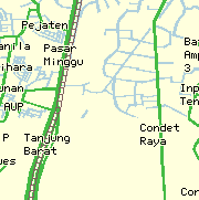 Peta daerah Jakarta Timur