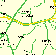 Peta daerah Jakarta Timur