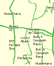 Peta daerah Jakarta Timur