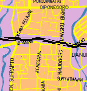 Map of Yogyakarta